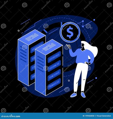 Data Monetization Abstract Concept Vector Illustration Stock Vector
