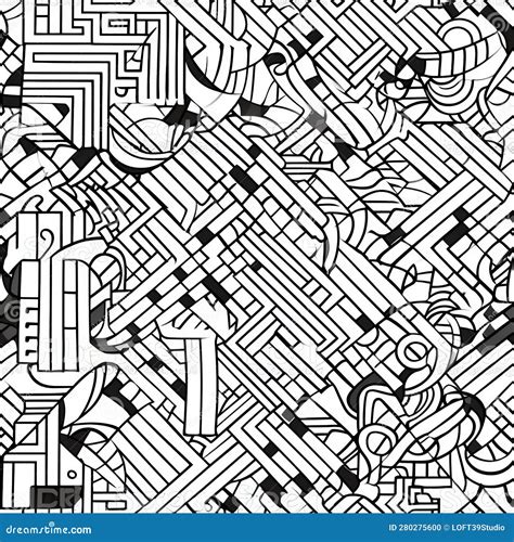 Generative Ai Vector Light Seamless Pattern Stock Illustration Illustration Of Template