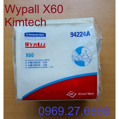 Giấy Lau Công Nghiệp Kimtech Wypall X60 94224 Shopee Việt Nam