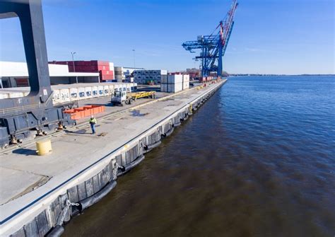 Marginal Wharf Upgrade At Penn Terminals Agate Construction