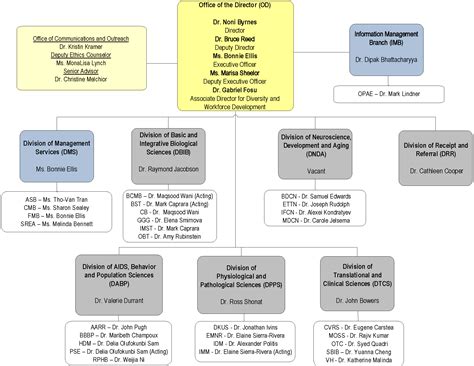 Csr Organizational Chart Nih Center For Scientific Review
