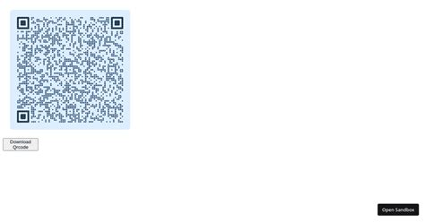 React Qrcode Pretty Example Forked Codesandbox React Qrcode Pretty Example Forked Codesandbox