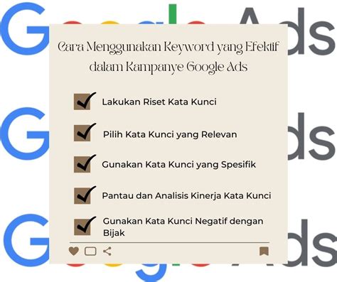 Cara Menggunakan Kata Kunci Yang Tepat Dalam Kampanye Google Ads Anda