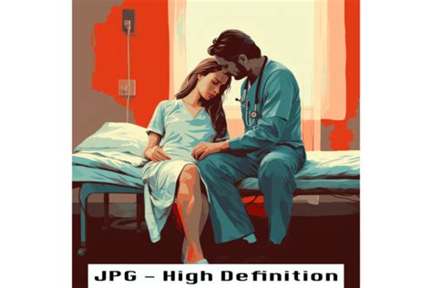 Healthcare A Compassionate Nurse Comfort Graphic By Evoke City