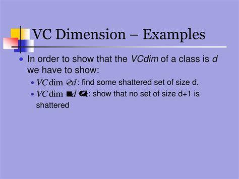PPT VC Dimension In Machine Learning PowerPoint Presentation Free Download ID 9485615
