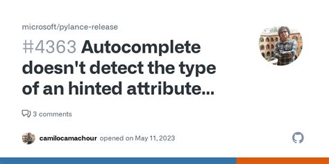 Autocomplete Doesnt Detect The Type Of An Hinted Attribute When Its Used In The Same Method