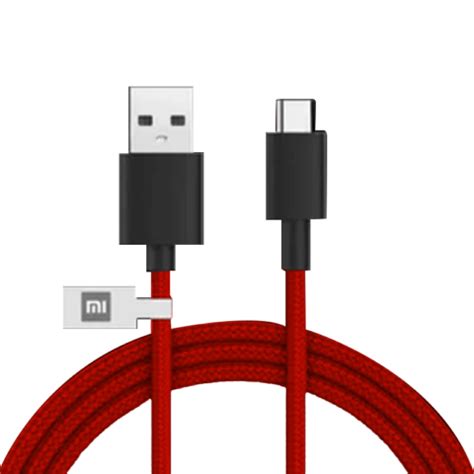 Xiaomi Mi Braided 100cm USB Type C Cable Red Ansons