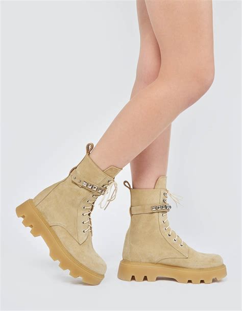 Bocanci Din Piele Bej Tokyo Moja Ro