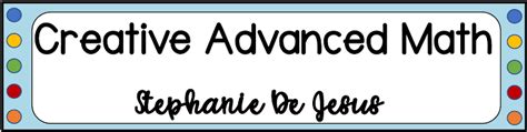 Creative Advanced Math Differentiating Knowing Your Student And