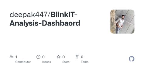 Github Deepak447blinkit Analysis Dashbaord Deepak Mechu