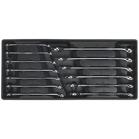 Premium 13 Piece Metric Combination Spanner Set With Modular Tool Tray