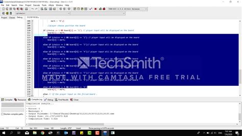 Tictactoe C Programming Youtube