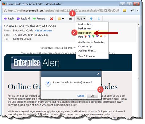 Reporting Blocking SPAM Help Resource Center