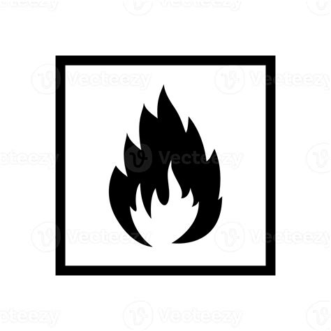 Flammable Symbol For Icon Design 11646493 Png