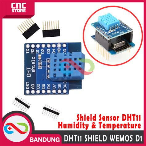 Jual Shield Dht11 For Wemos D1 Mini Pro Sensor Suhu And Kelembaban Humidity Esp8266 Nodemcu
