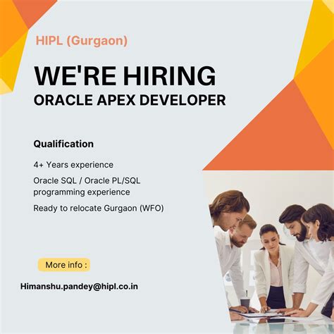 Himanshu Pandey On Linkedin Hiring Hiringalert Hiringnow Oracleapex