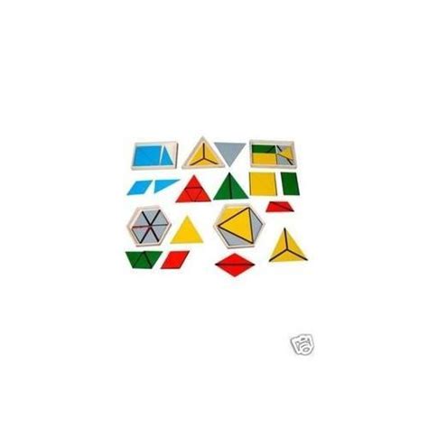 Montessori Constructive Triangles Original Size Sg