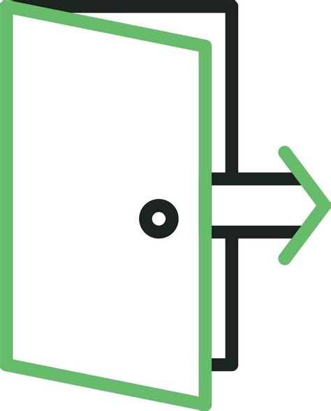 Exit Door Icon Image Vector Art At Vecteezy