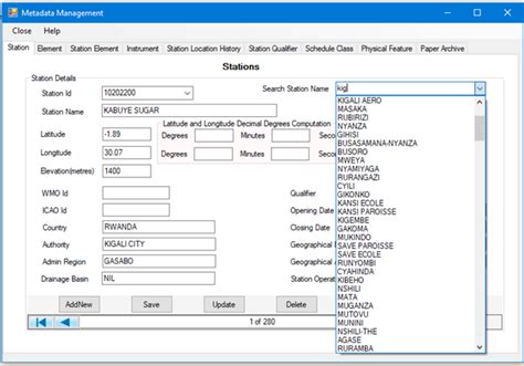 Station Search By Name · Issue 447 · Climsoftclimsoft · Github