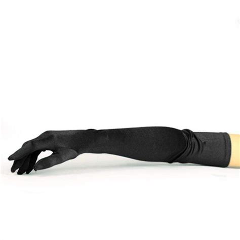 Satin Elbow Length Opera Gloves