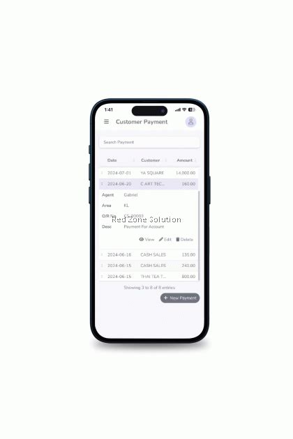 Issue Your Invoice In Mobile Phone Sql Erp Account Mobile Cloud