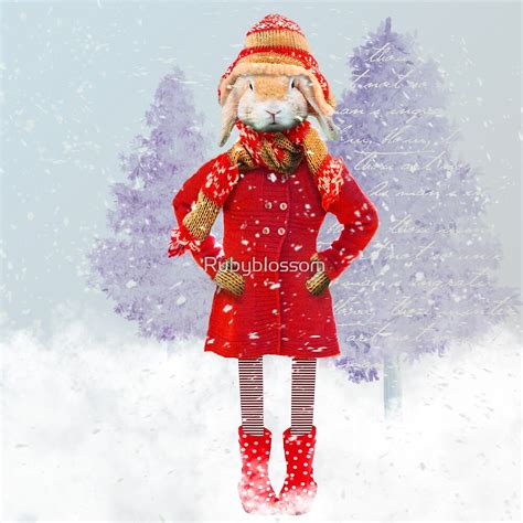 Ruby Rabbit By Rubyblossom Redbubble