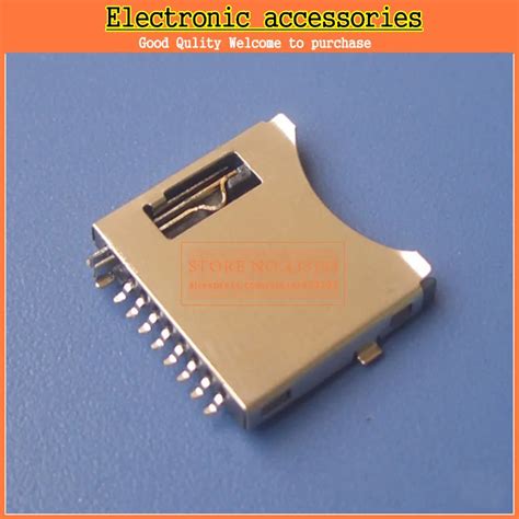 Free Shipping 20 Pcs Micro SD TF Memory Card Sockets Connectors Slots DIY Repair Parts In