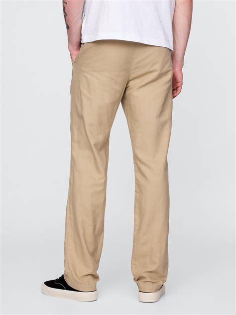Linen Cotton Khakis Gap