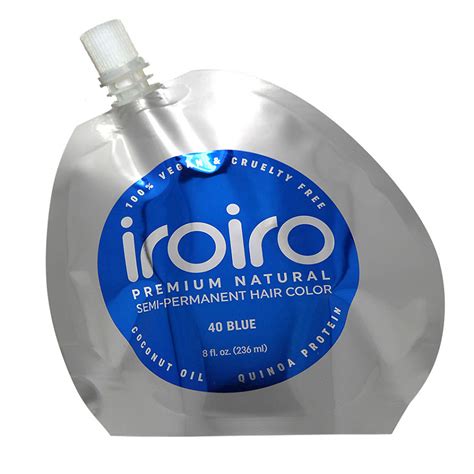 IROIRO Семи-перманентный краситель для волос 40 BLUE Синий купить по ...