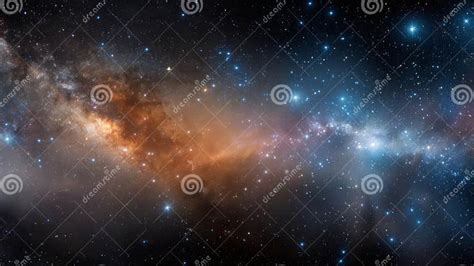 Stunning Deep Space View Showcasing Multiple Galaxies And Celestial Bodies Stock Image Image