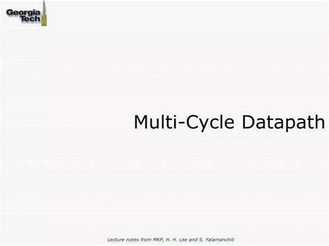 Ppt Multi Cycle Datapath Powerpoint Presentation Free Download Id6322241