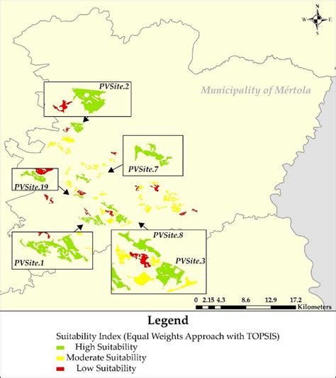 Suitability Index Si Spatial Allocation Based On The Application Of