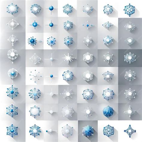 Network Vector Set White Background Isolated A High Qual Premium Ai Generated Vector