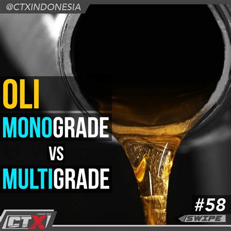 Catalyst X Oli Monograde Vs Multigrade Pasti Ada Team