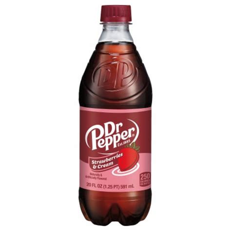 Dr Pepper Strawberries And Cream Soda Bottle