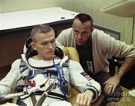 Frank Borman And Alan B Shepard By Bettmann