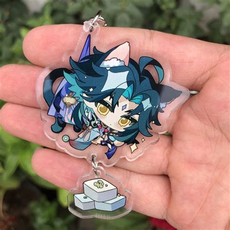 Брелок Сяо Котик Геншин Импакт купить Цена отзывы