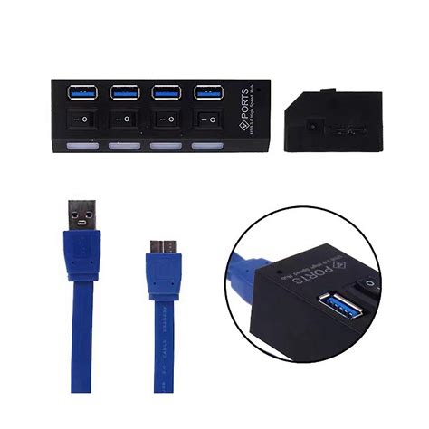 Usb Power Adapter Ports Multi Usb Splitter Hub Usb Hub Cm Cable Hub Docking Station