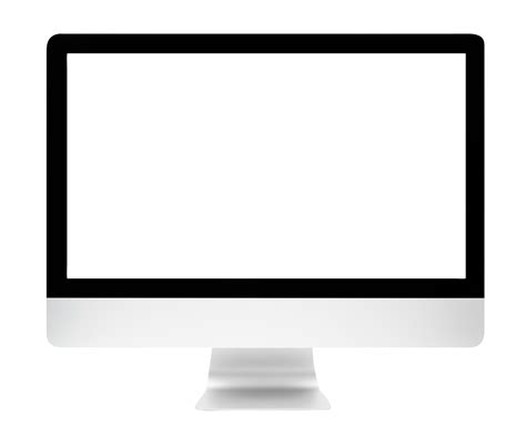 Desktop Computer Mockup Cutout Png File 8530058 Png