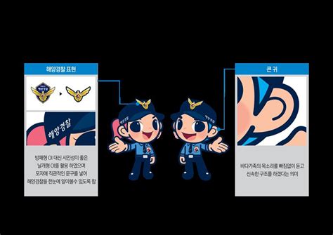 해양경찰 캐릭터 8년 만에 재탄생 해우리·해누리 더 편안하고 친근하게