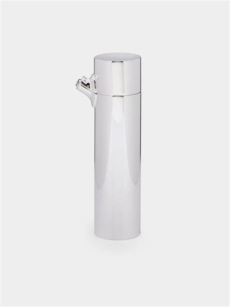 Silver T8 Snodabile Silver Plated Candle Holder By De Vecchi Abask Uk