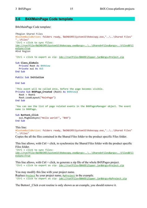 B4xpages Cross Platform Development Pdf Desktop Publishing