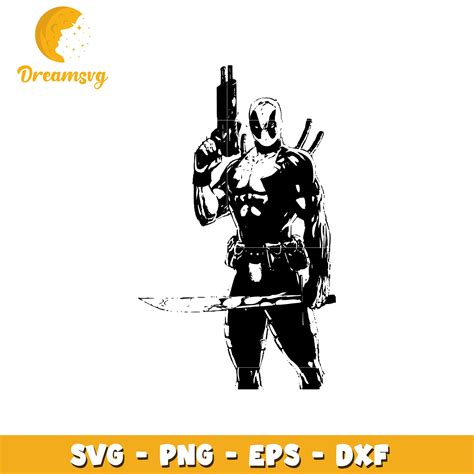 Deadpool Vector Art For Svg Png Eps And Dxf Files Dreamsvg Store