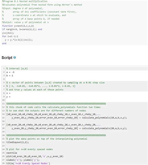 Let Fxe∣x∣ Compare Evenly Spaced Interpolation
