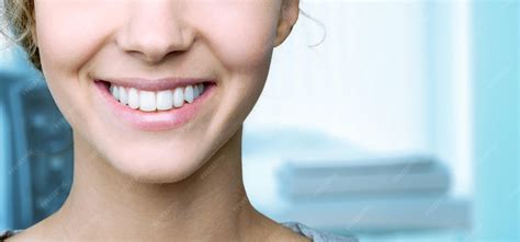 Premium Photo Beautiful Smile Of Young Woman With Healthy White Teeth