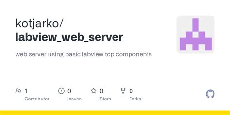 Github Kotjarkolabviewwebserver Web Server Using Basic Labview