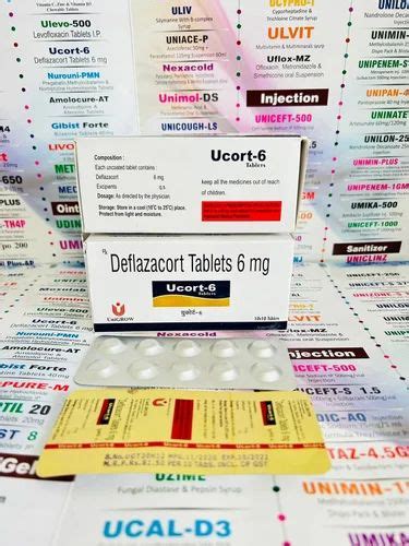 Ucort 6 Mg Deflazacort Tablets At ₹ 815 Box Industrial Area Solan Id 23951779362
