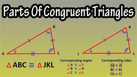 How To Determine Identify Identifying Congruent Parts Of Congruent Triangles Explained YouTube