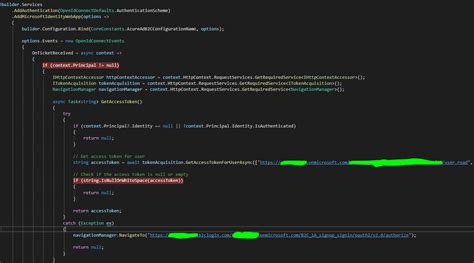 Azure B2c Bearer Accesstoken Not Being Generated When Using Profileeditpasswordreset Custom