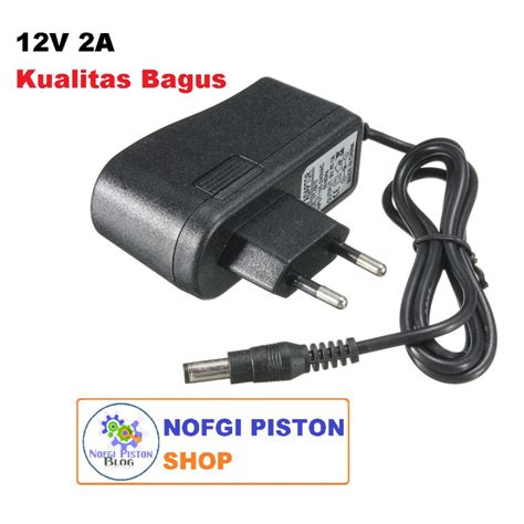 Jual Adaptor Arduino 12v 1a Jack Dc 12 V 1 A Bisa Untuk Solenoid Cctv